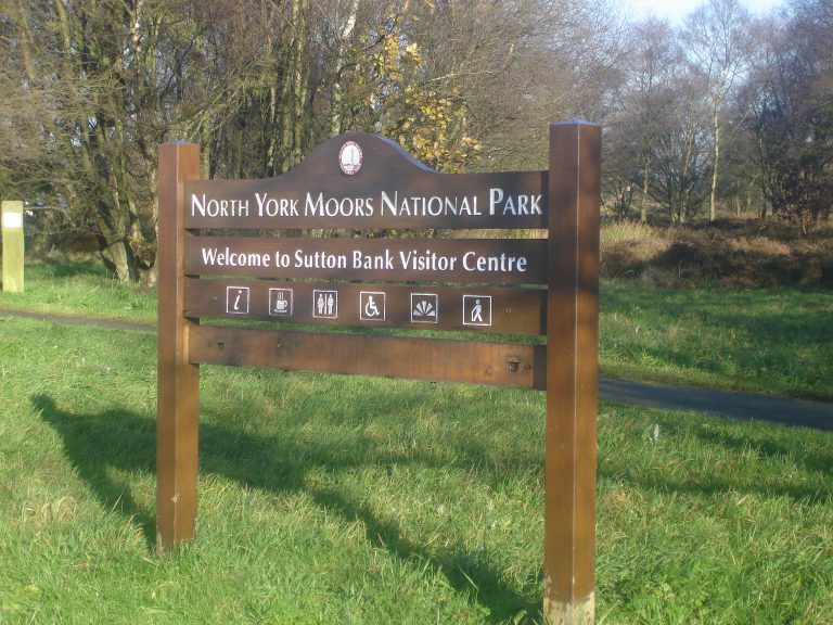 Timber & wooden signs with sandblasted and routed graphics