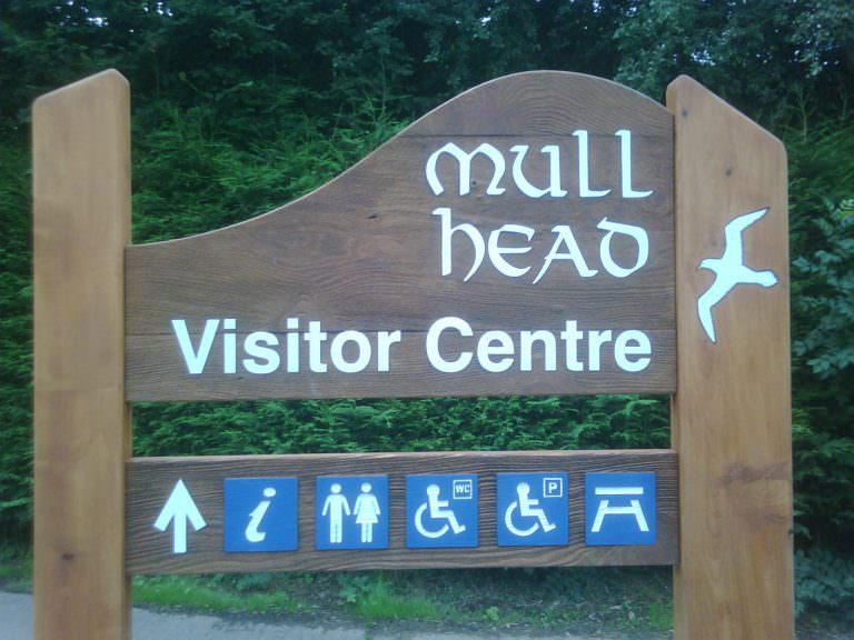 Timber & wooden signs with sandblasted and routed graphics