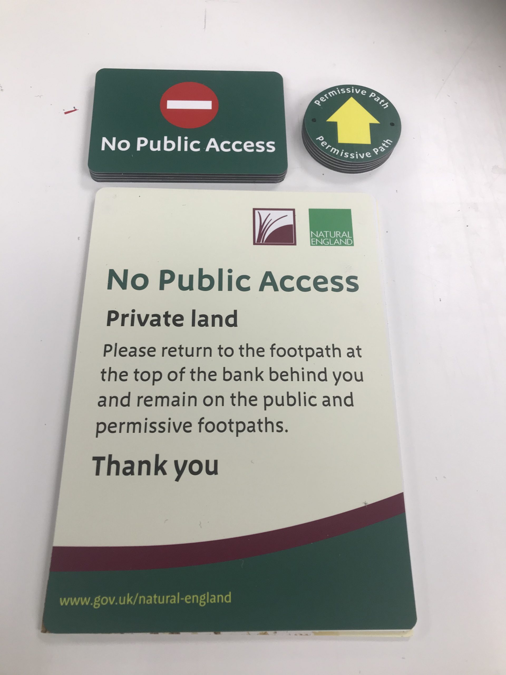 Waymarker Discs for public open spaces