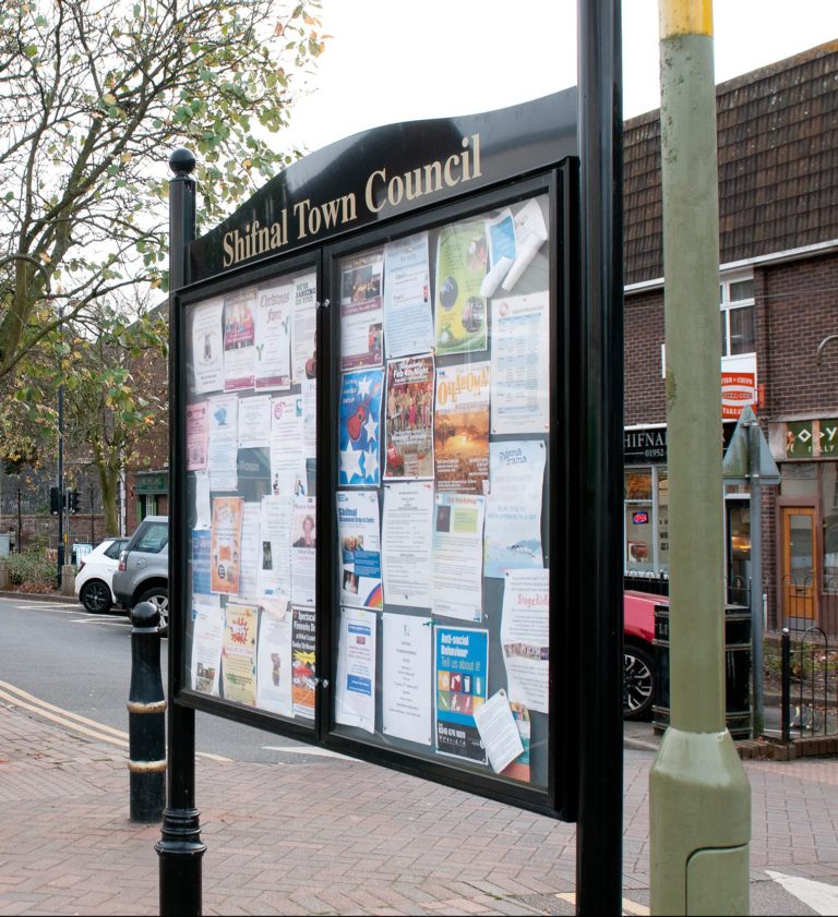 Outdoor Notice Boards for Schools, Churches, Parish Councils
